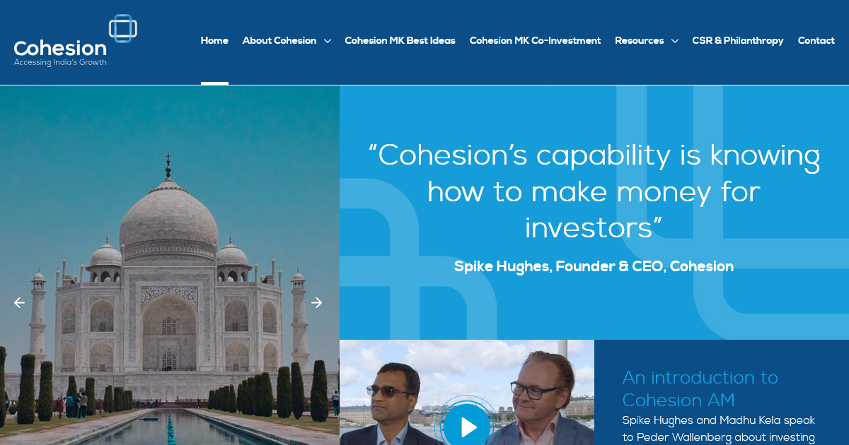Cohesion: Accessing India's Growth